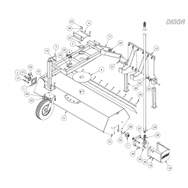 ANGLE BROOM ASSEMBLY HIGH FLOW