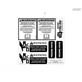 4 IN 1 BUCKET - DECAL KIT