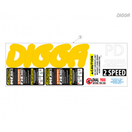PDT25 - DECAL KIT