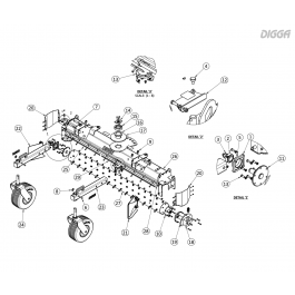 POWER RAKE - 90"- SLEWING