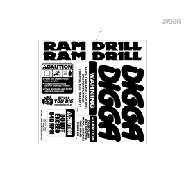 DECAL KIT - PTO RAMDRILL