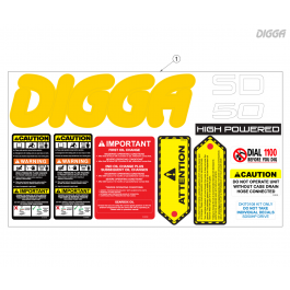 SD50 - DECAL KIT