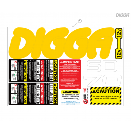 SD70 - DECAL KIT
