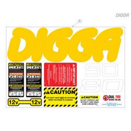 SD80 - DECAL KIT